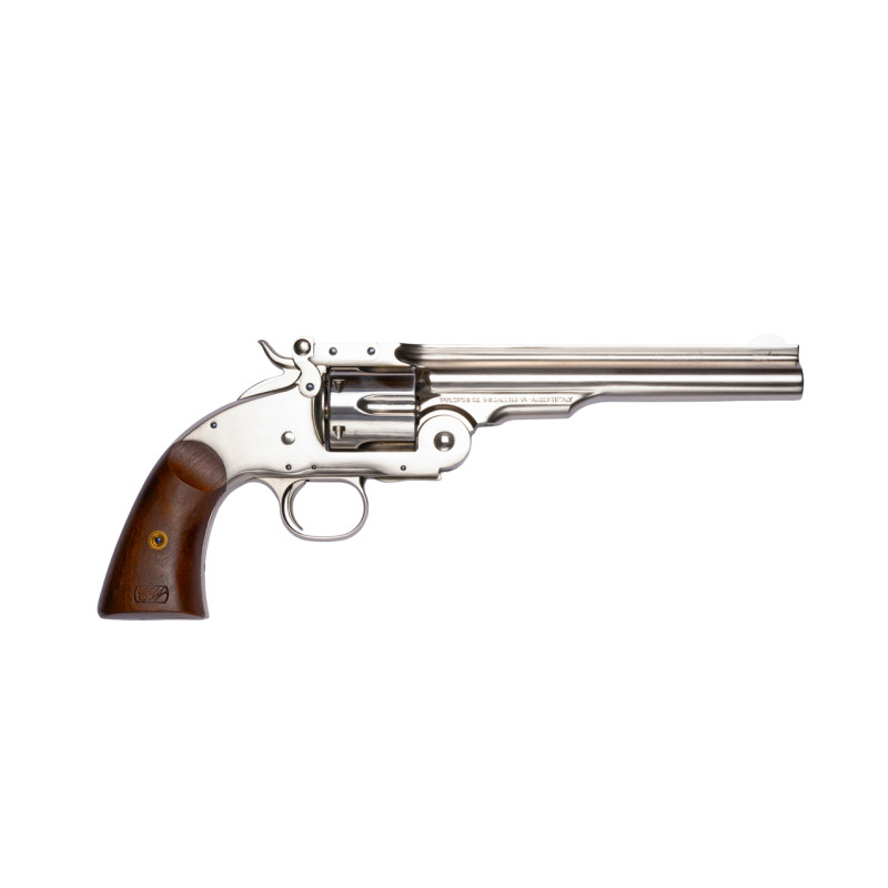 UBERTI 1875 SECOND MODEL SCHOFIELD .QD 7" NICKELE Cal 45 lc