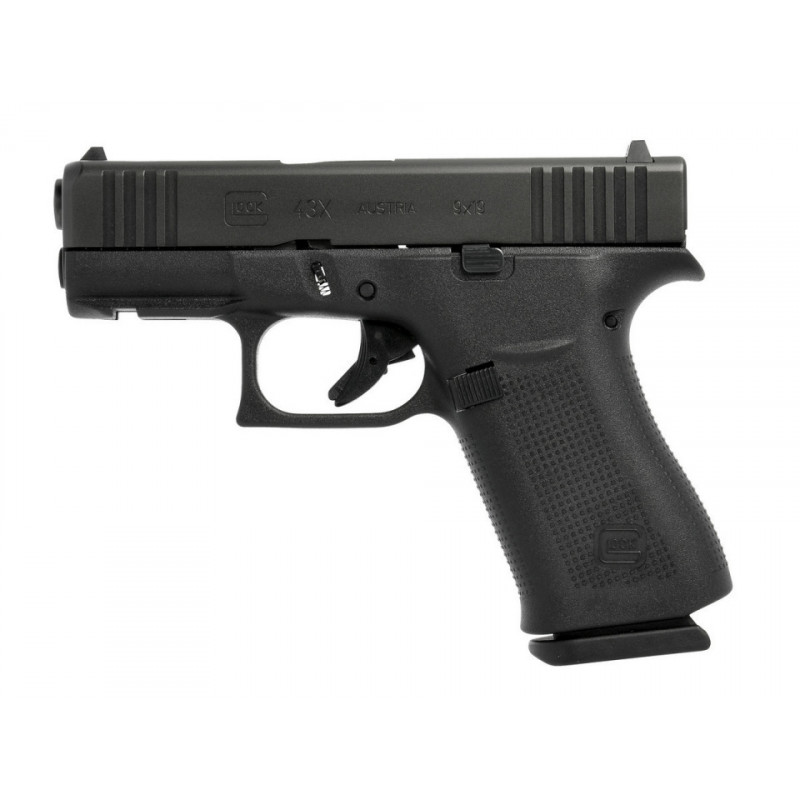 Glock 43X 9x19 – Pistolet slimline equilibre tir sportif | FMR
